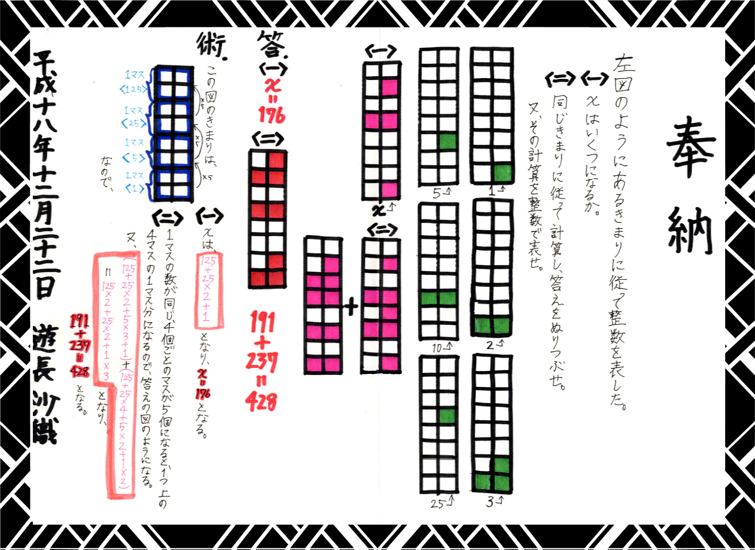 平成18年度 第9回 算額をつくろうコンクール 審査結果 – NPO和算（WASAN）